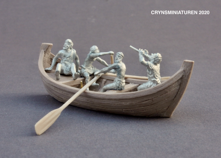 small rowing boat - CRYNSMINIATUREN