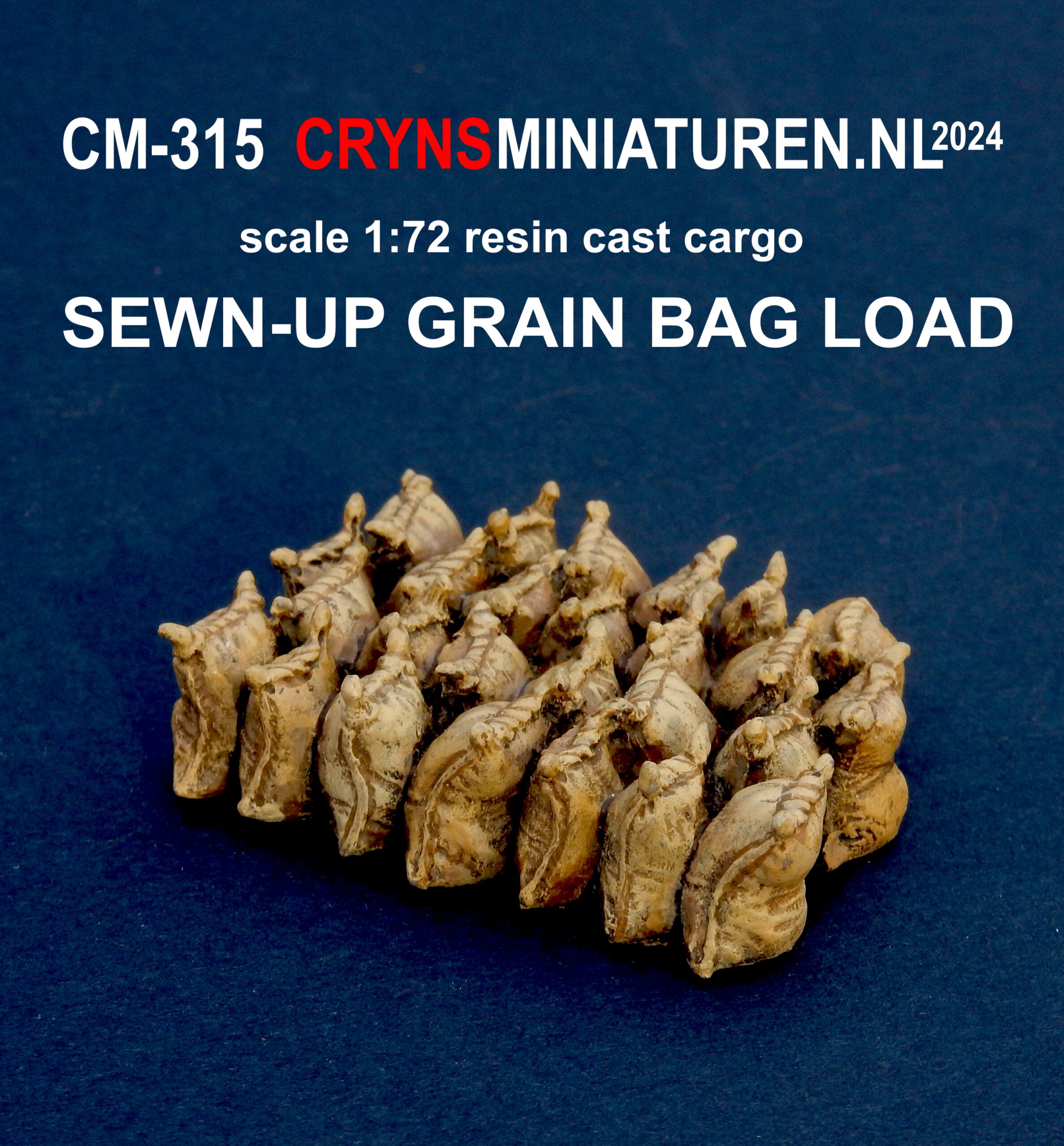 SEWN-UP GRAIN BAG LOAD CM-315 - CRYNSMINIATUREN
